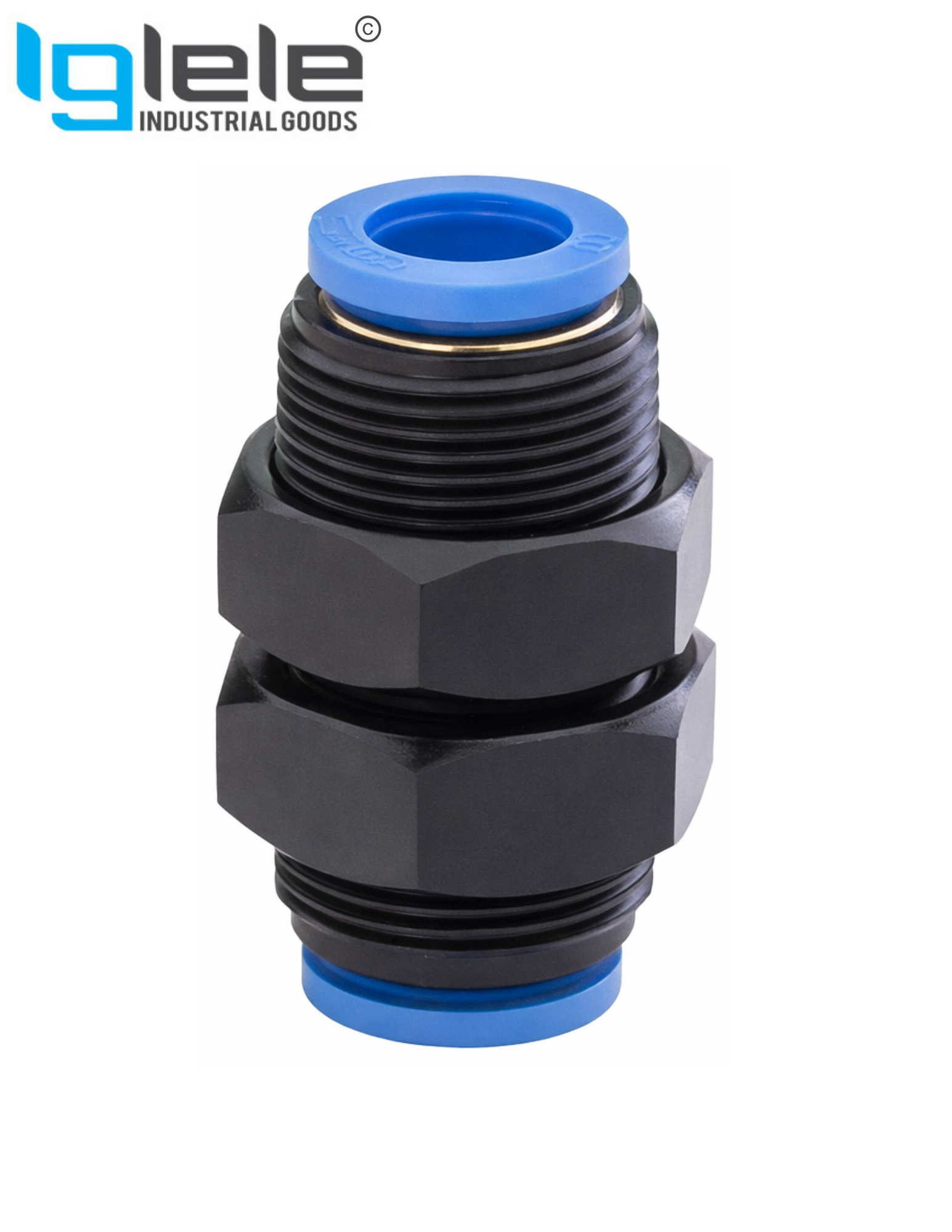 Janatics PU Bulkhead Union Connector – Push-in Type - Buy Industrial ...